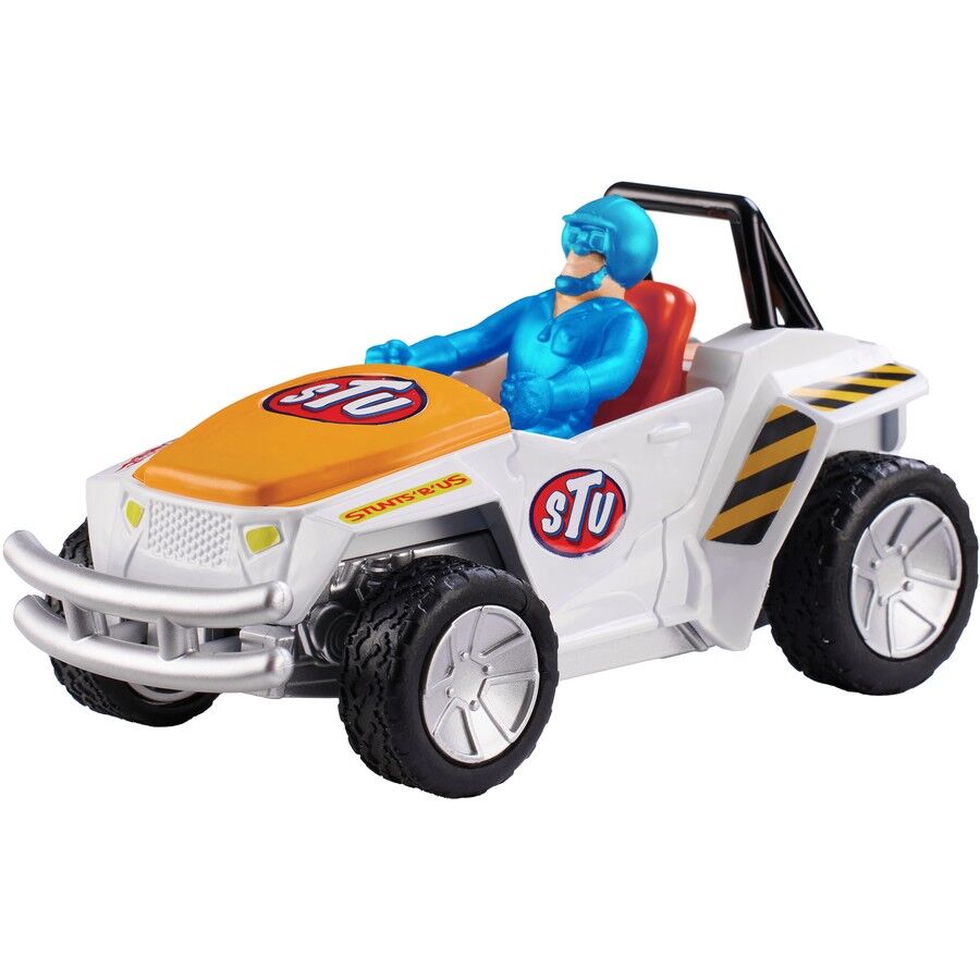 PLAYMATES TOYS STUNTMAN STU SMASH AND CRASH BUGGY