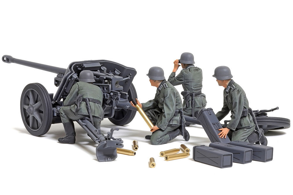 TAMIYA 35392 GERMAN 5CM ANTI-TANK GUN(PAK38) 1/35 SCALE MILITARY ...