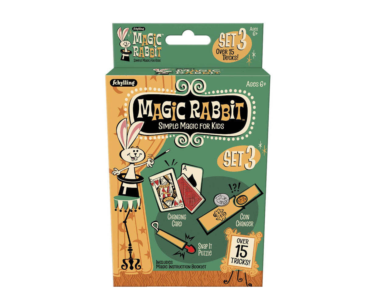 SCHYLLING MAGIC RABBIT SET 3 SIMPLE MAGIC FOR KIDS OVER 15 TRICKS