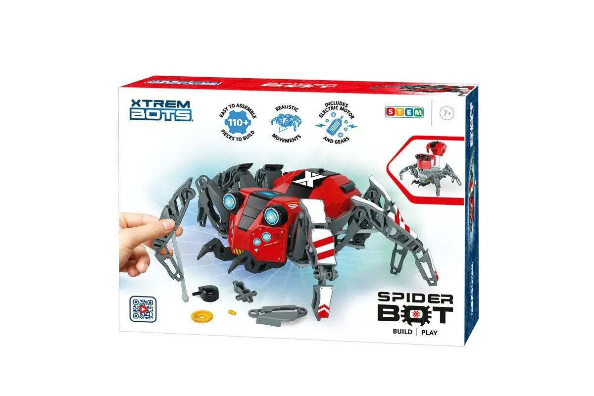 XTREM BOTS SPIDERBOT BUILD AND PLAY STEM ROBOT