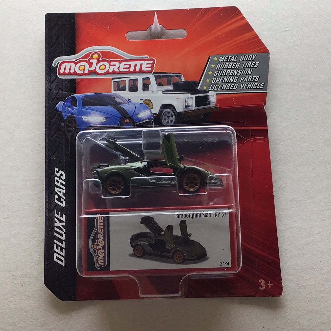 MAJORETTE DELUXE DIECAST CARS LAMBORGHINI SIAN FKP 37 GREEN